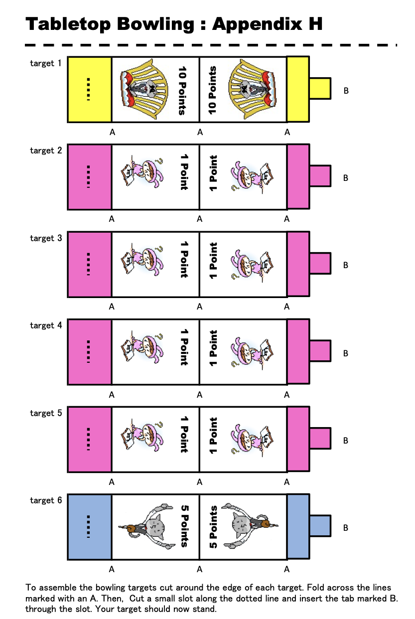 Tabletop Bowling – ESL classroom games