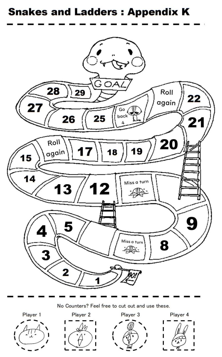 Snakes and Ladders – ESL classroom games