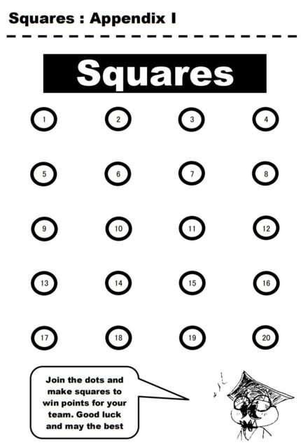 Squares – ESL classroom games